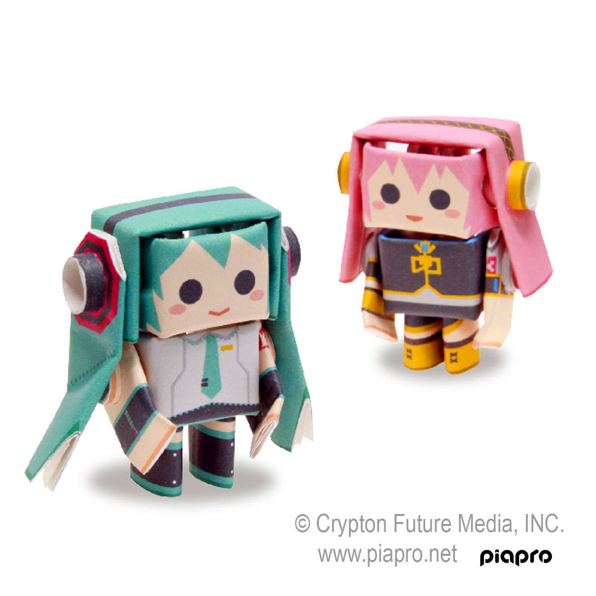 PIPEROID Hatsune Miku series Miku & Luka - paper craft robot – Tanuki Games