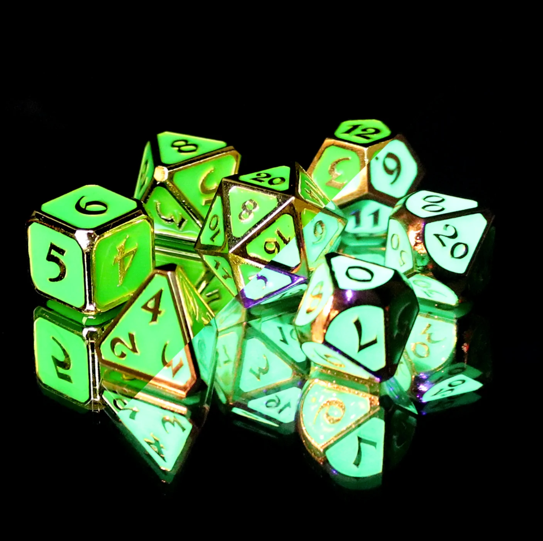 Die Hard 7-Dice Set - AfterDark Neon Wild – Tanuki Games