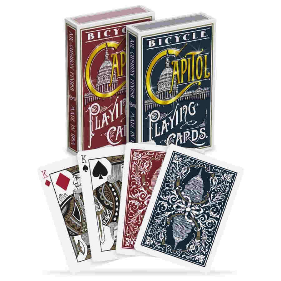 Bicycle Playing Cards: Capitol (Red) – Tanuki Games